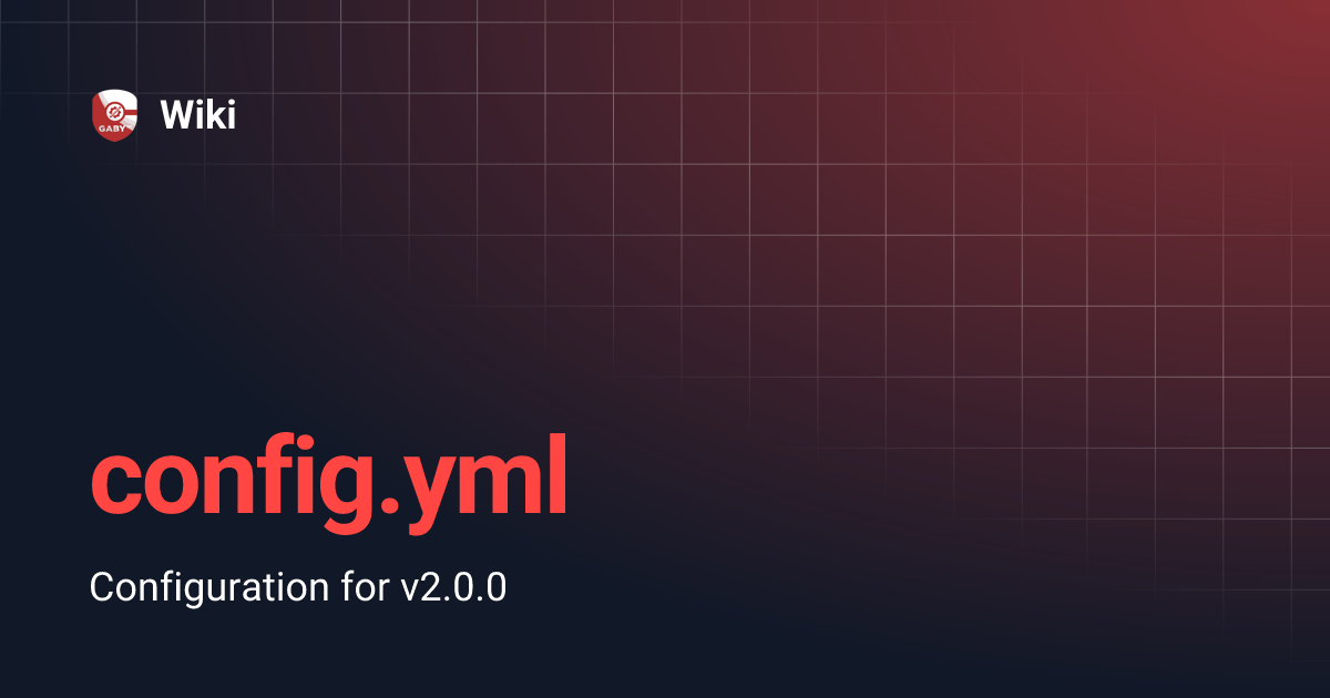 config.yml | Wiki